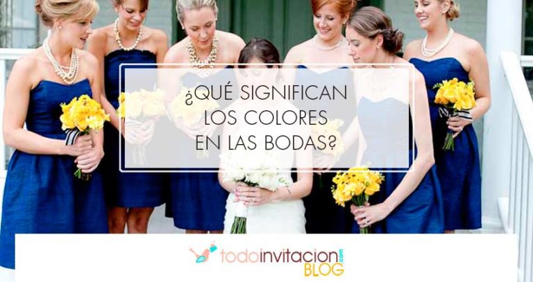 ¿Que significan los colores en las bodas? ️ Descúbrelo.