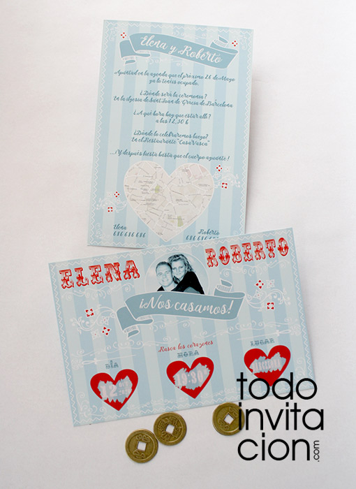 INVITACIÓN "RASCA 2" - invitaciones y detalles originales - Todoinvitacion