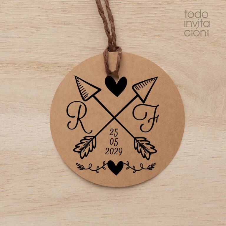 SELLO PARA BODAS "FLECHAS" Todoinvitacion